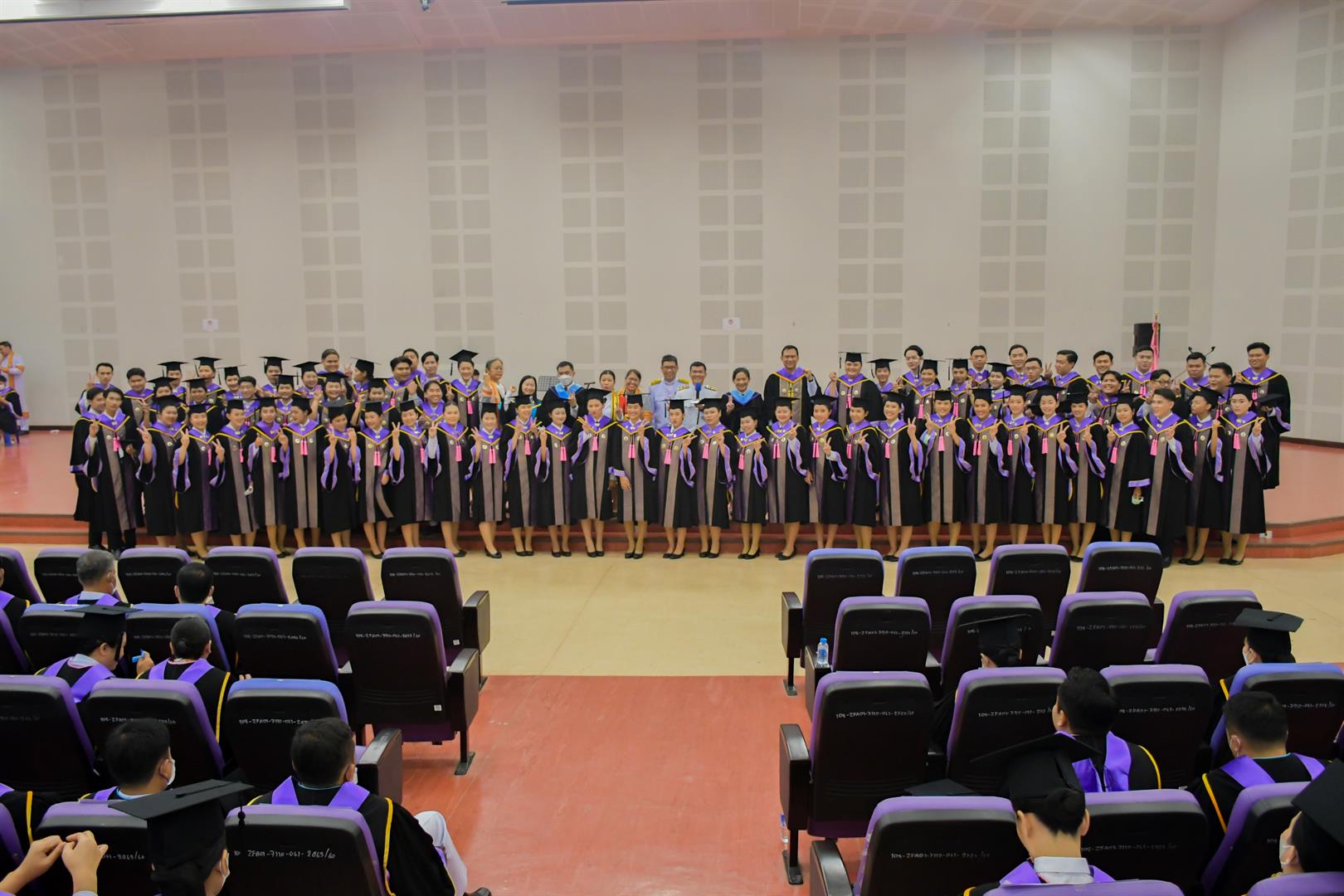 Congratulations to the graduates, master's degrees, and doctor's degree ...