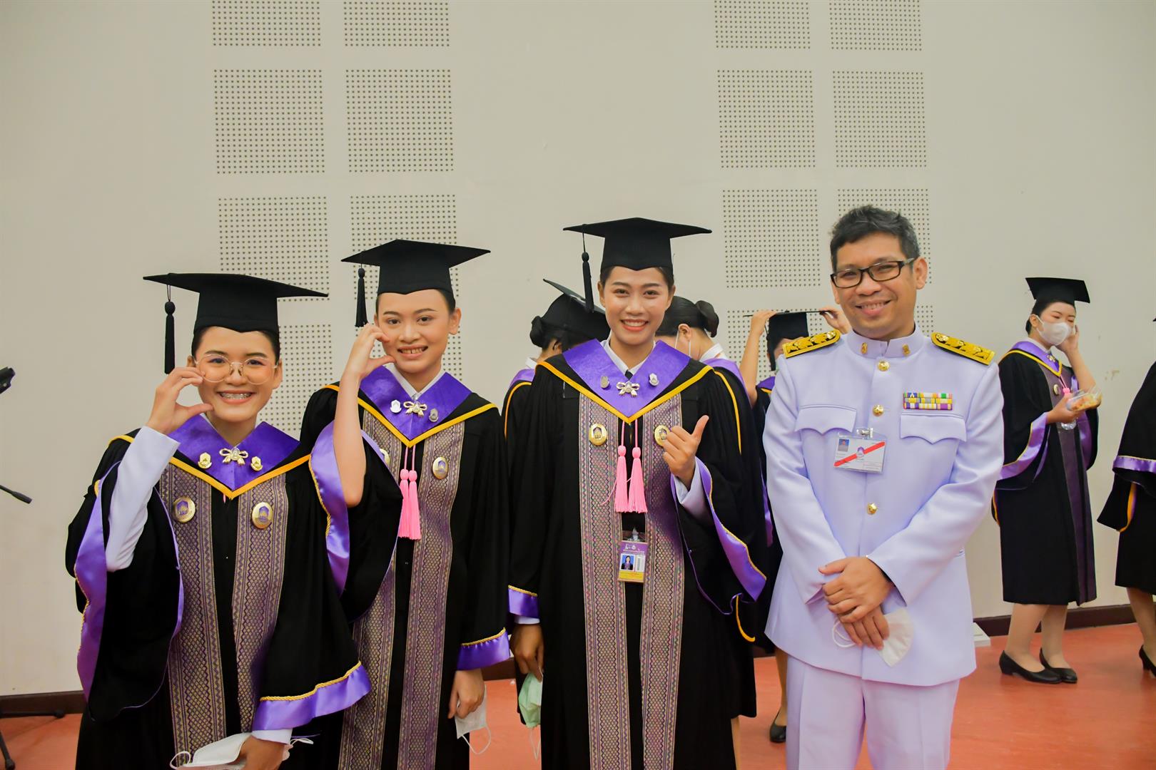 Congratulations to the graduates, master's degrees, and doctor's degree ...