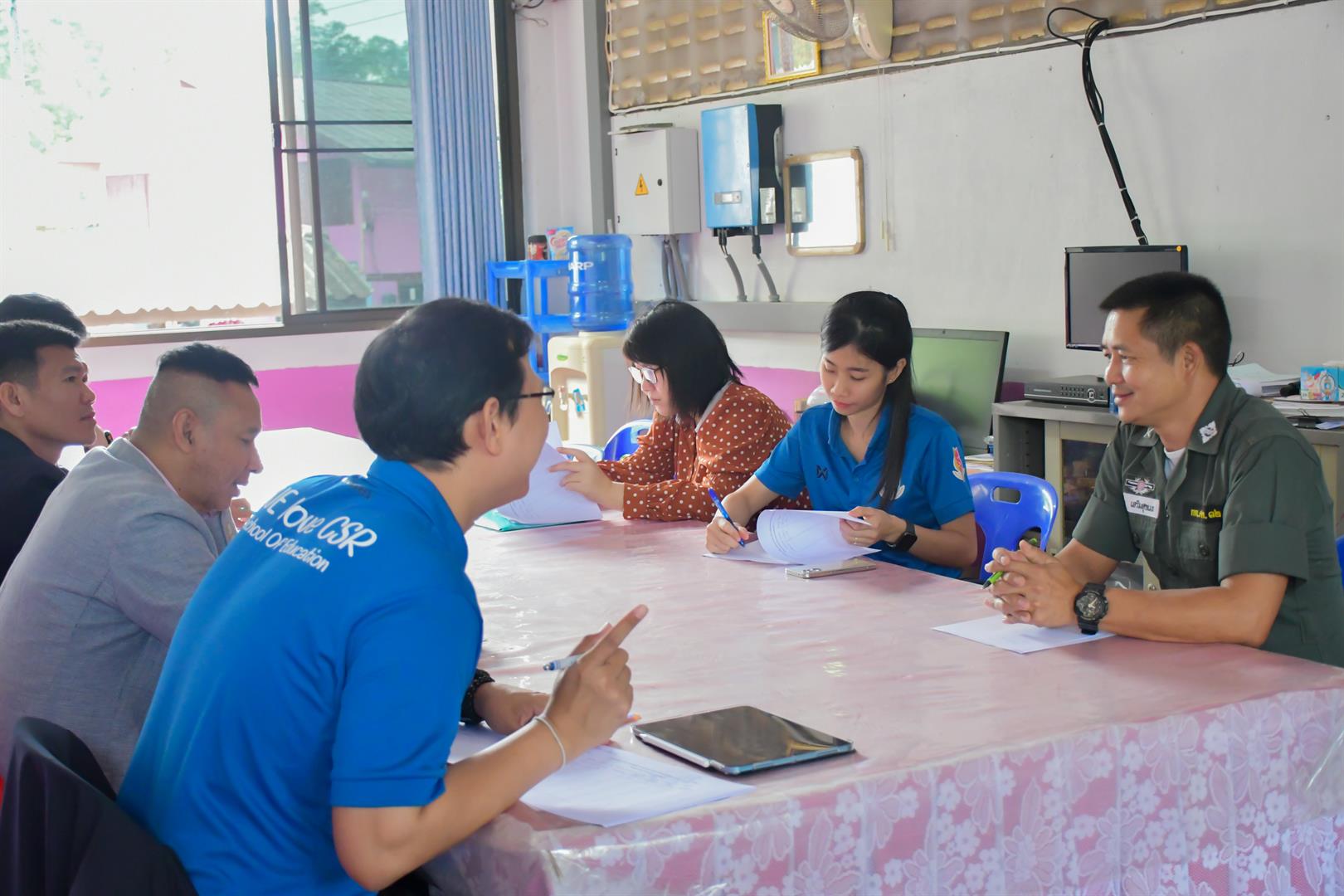 School of Education conducted academic service projects in special areas at Border Patrol Police ...