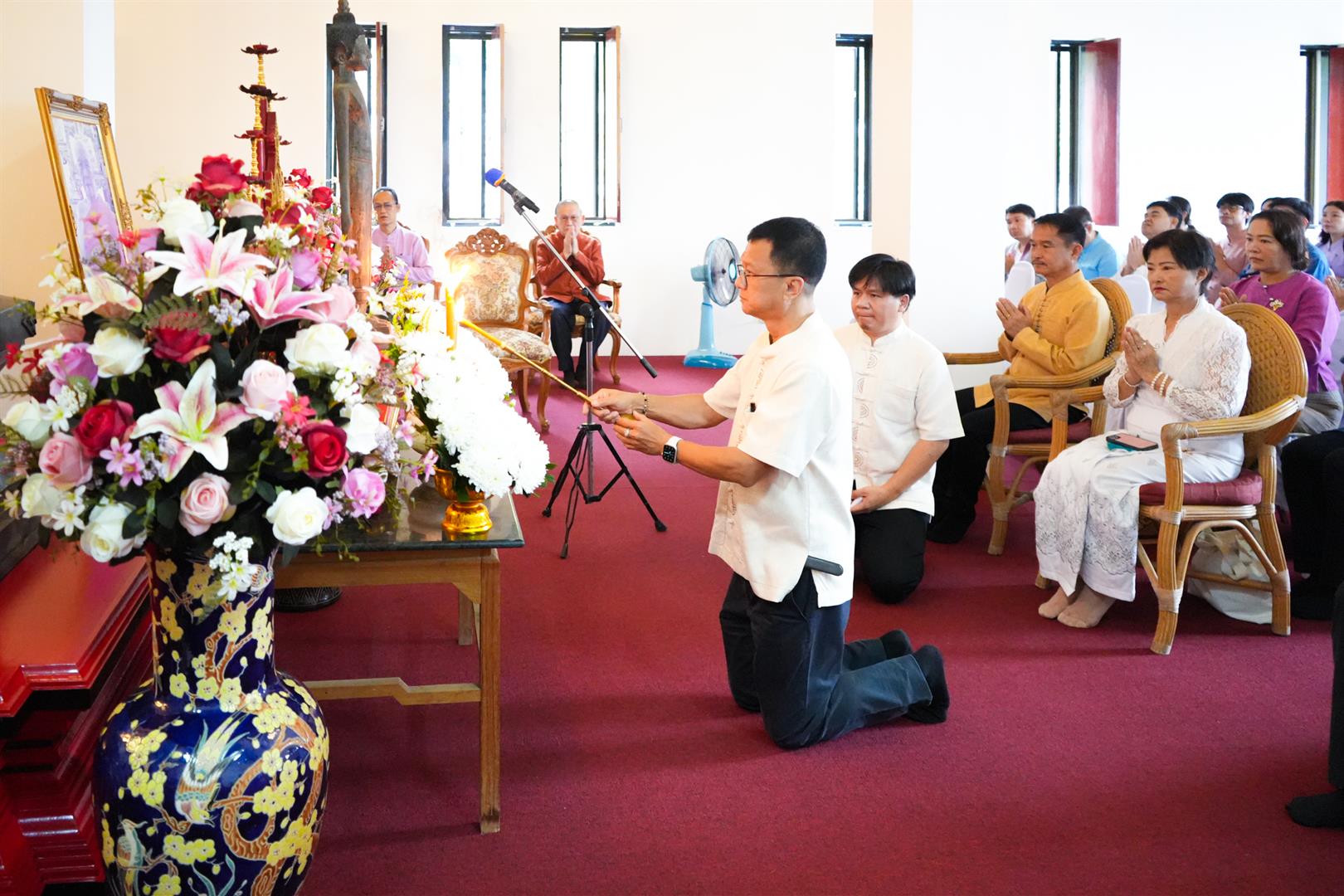 The University of Phayao will organize the annual Tak Bat Devo Tradition in 2024. : มหาวิทยาลัยพะเยา